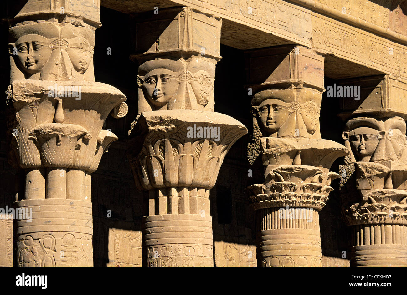 Egypt, Upper Egypt, Nubia, Aswan, Agilka Island, Philae UNESCO World ...