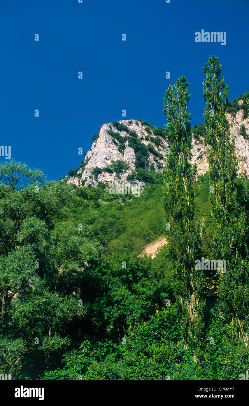 Europe Italy Mount Sibillini National Park The Gorge of Valnerina ...