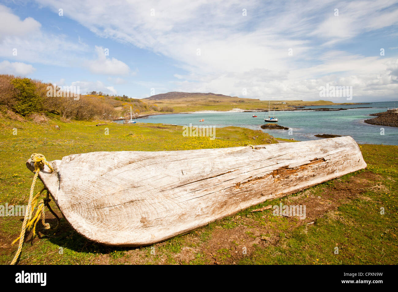 Old dug out boat hi-res stock photography and images - Alamy