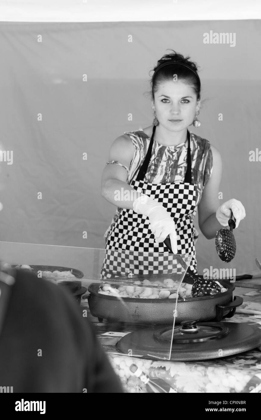 Festival apron Black and White Stock Photos & Images - Alamy