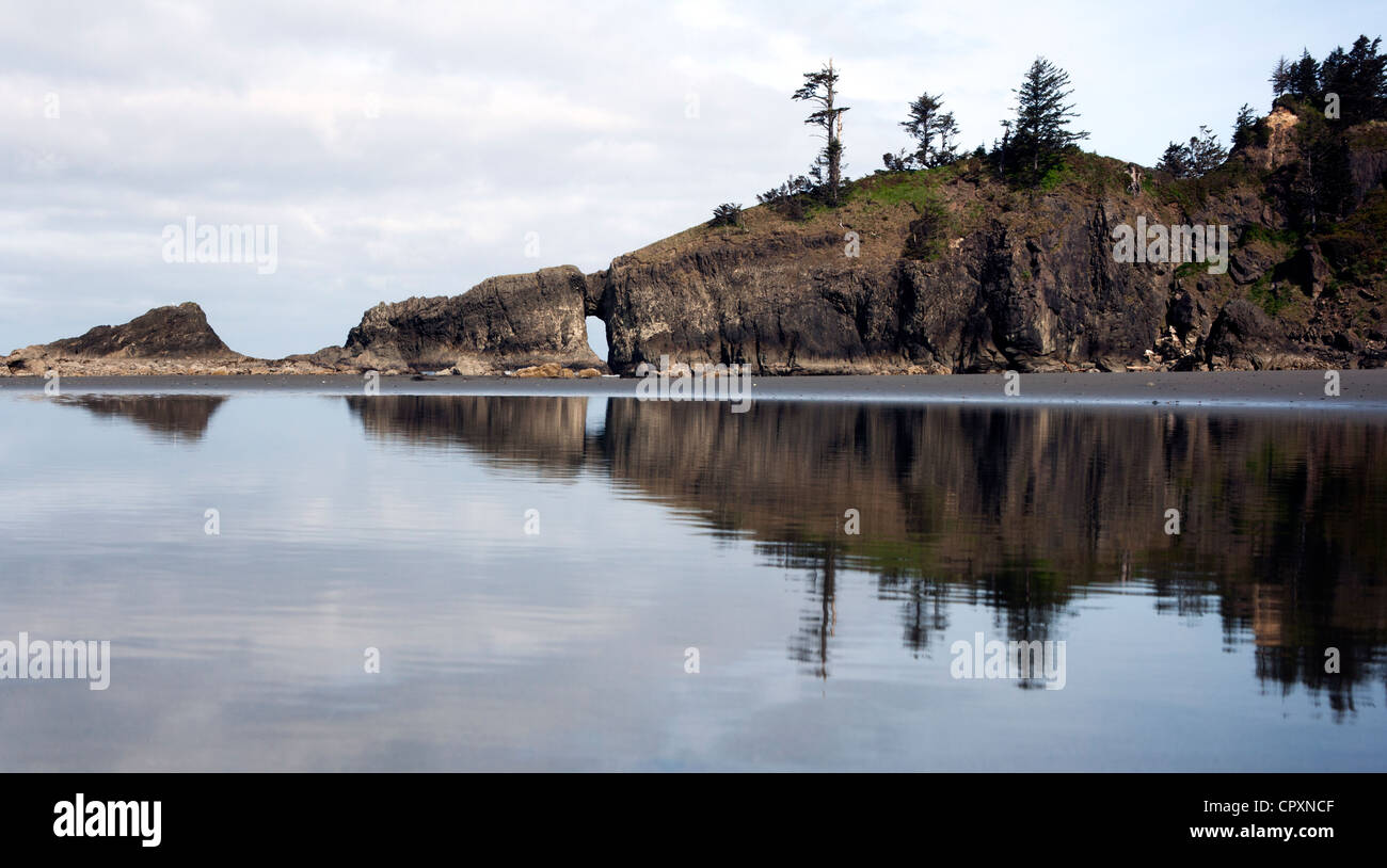 Second Beach - La Push, Washington, USA Stock Photo - Alamy