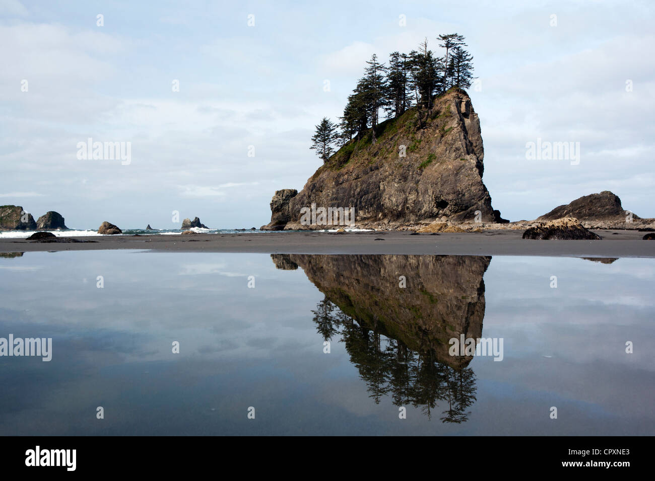 Second Beach - La Push, Washington, USA Stock Photo - Alamy