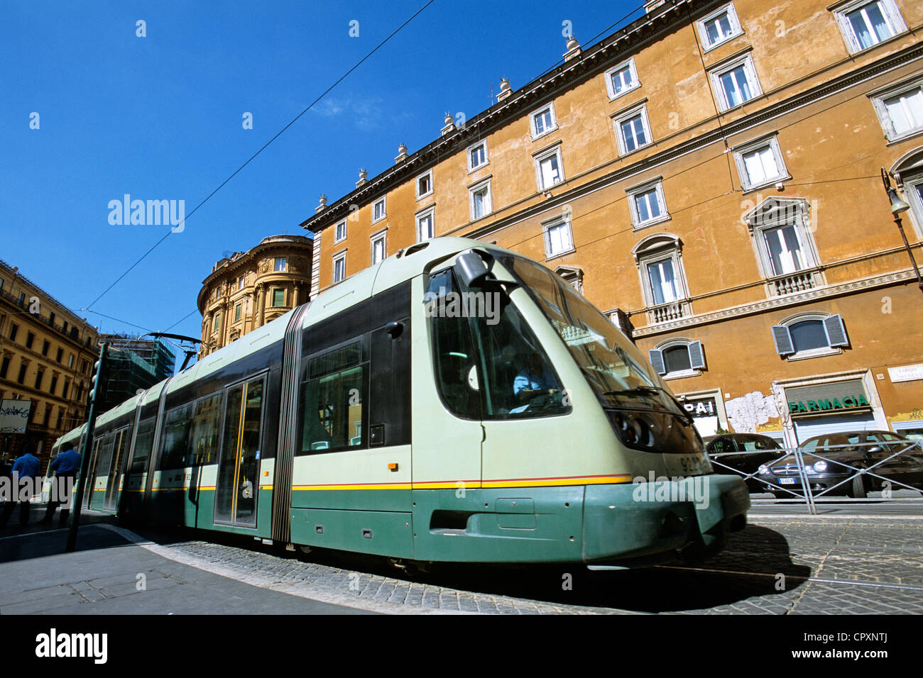 Rome tram hi-res stock photography and images - Alamy
