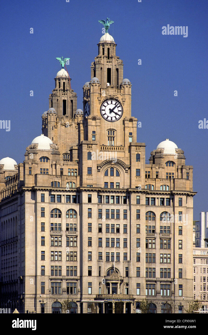 United Kingdom Merseyside Liverpool among architectural symbols of city ...