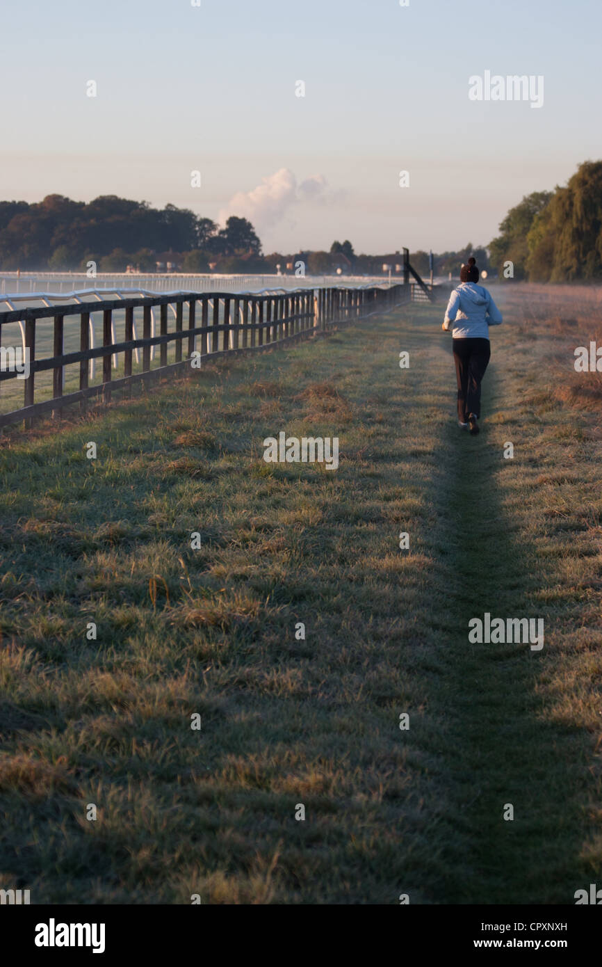 Dawn a racecourse hi-res stock photography and images - Alamy