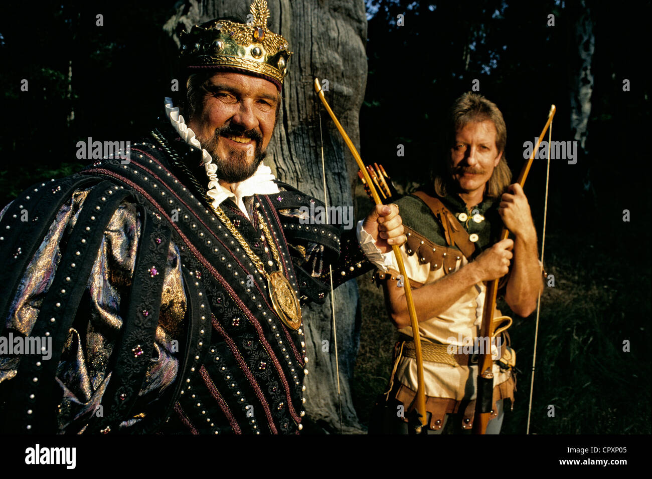 United Kingdom, Nottinghamshire, Sherwood forest, Robin Hood Festival ...