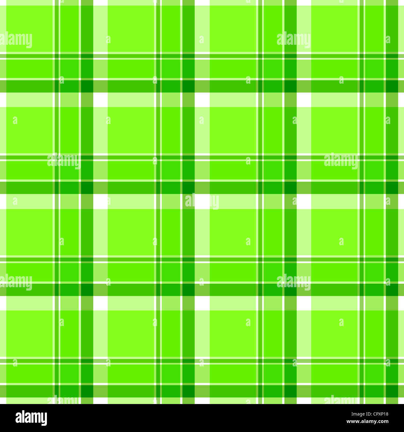 Plaid pattern in shades of green Stock Photo - Alamy