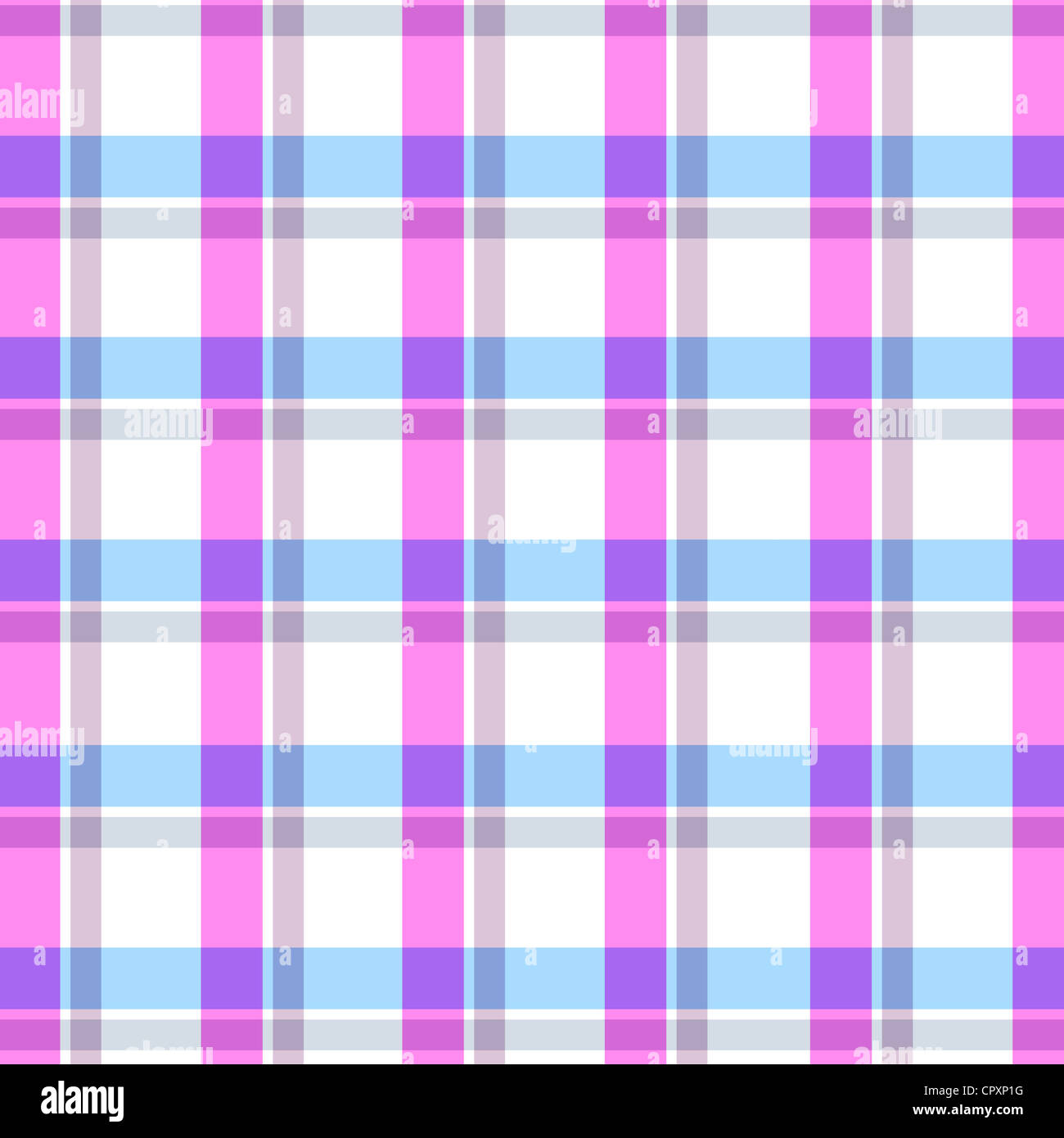 Plaid pattern in pink and blue Stock Photo - Alamy