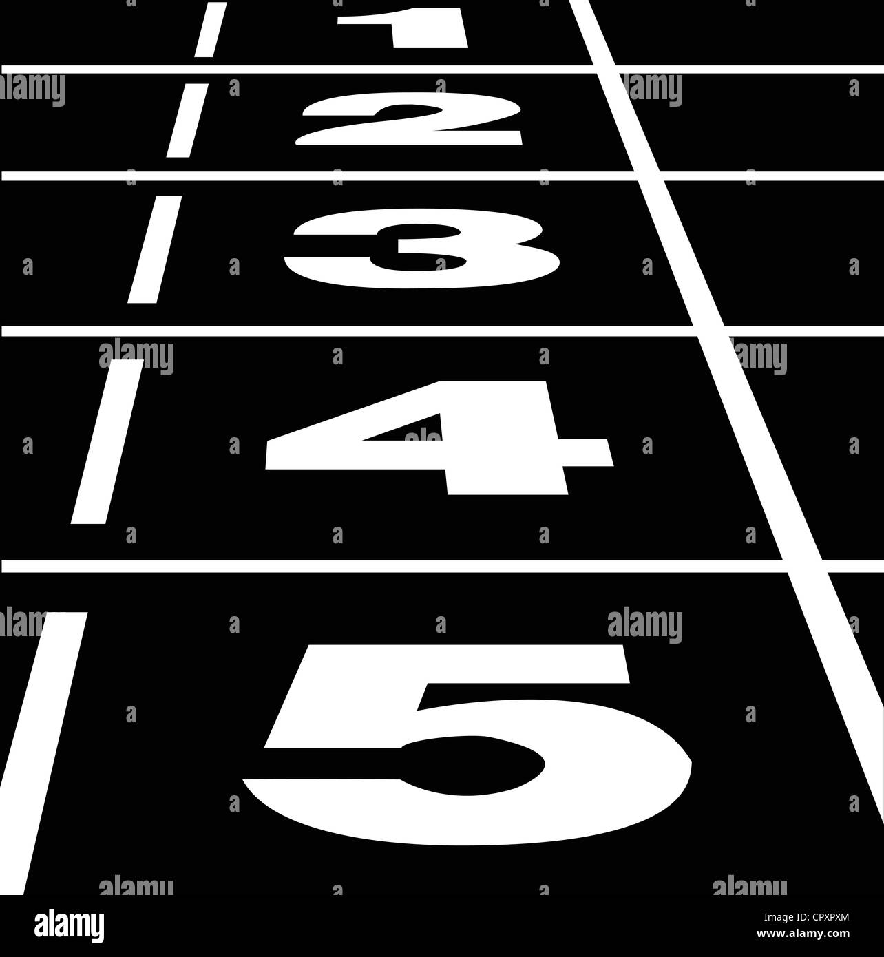 Sprint start Black and White Stock Photos & Images - Alamy