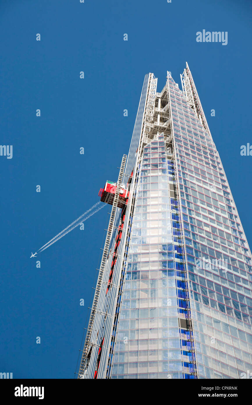 The Shard in London, UK. The Shard at 310m or over 1000 feet tall, is ...