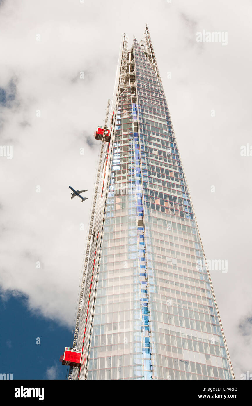 The Shard in London, UK. The Shard at 310m or over 1000 feet tall, is ...