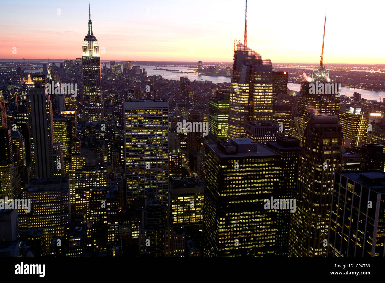 United States New York City Manhattan Midtown panoramic terrace of 70th ...