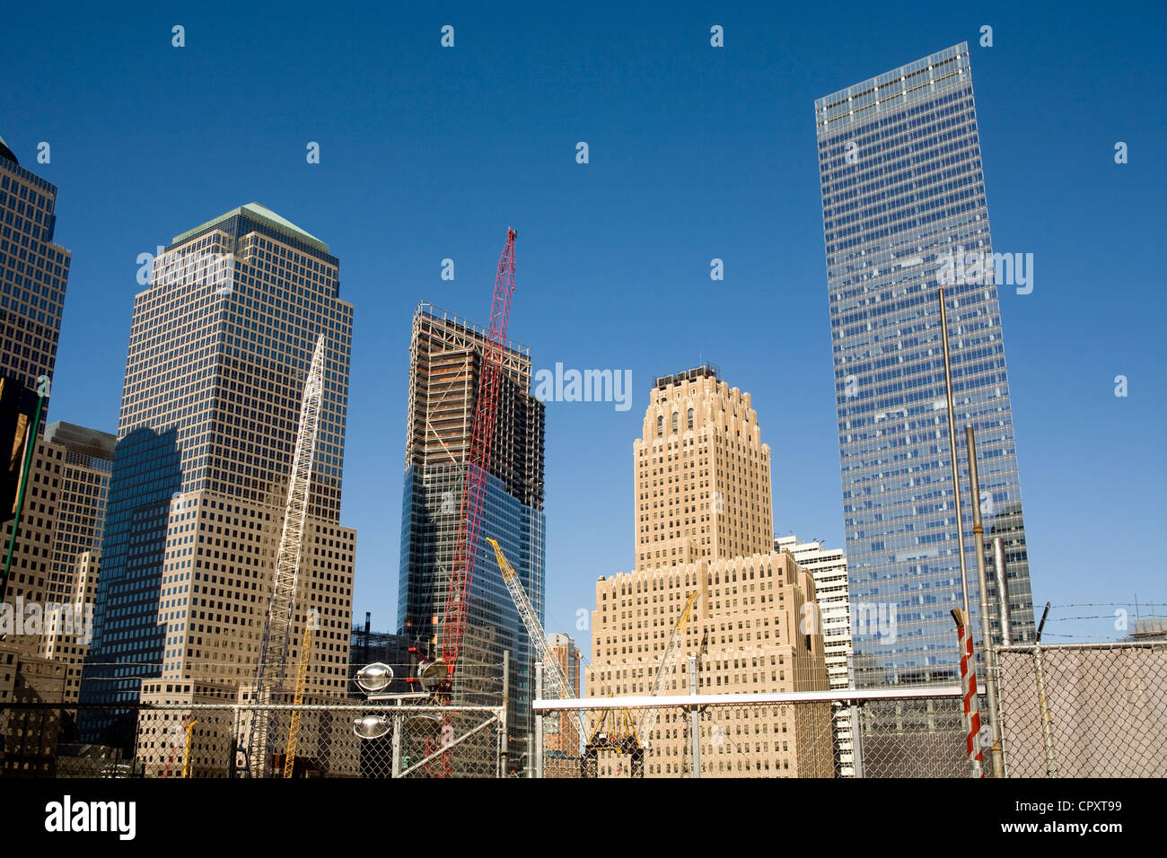 United States, New York City, Manhattan, Downtown, Ground Zero, site of ...