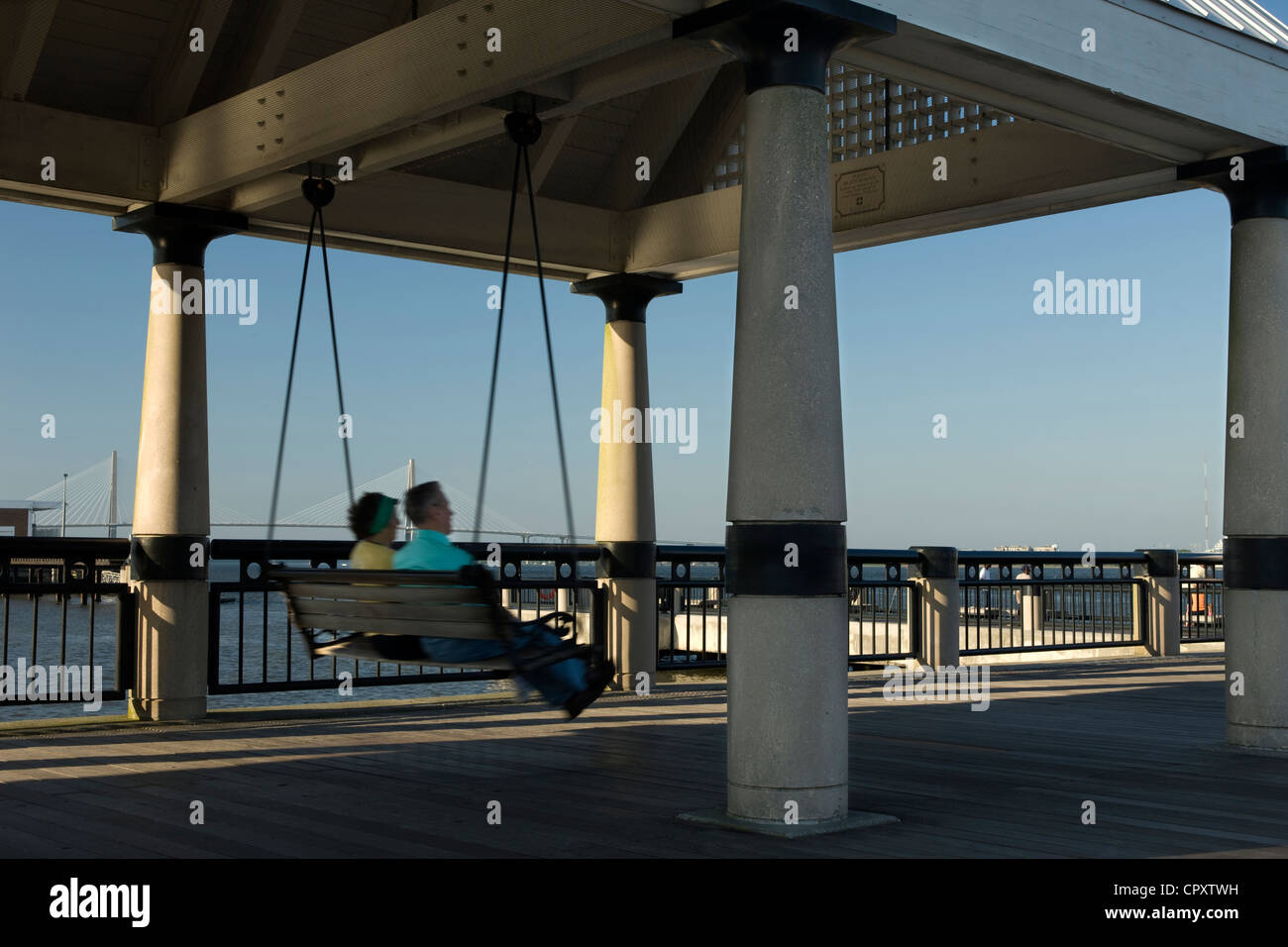 PORCH SWING VENDUE WHARF PIER (©STUART O DAWSON / SASAKI ASSOCS 1990 ...