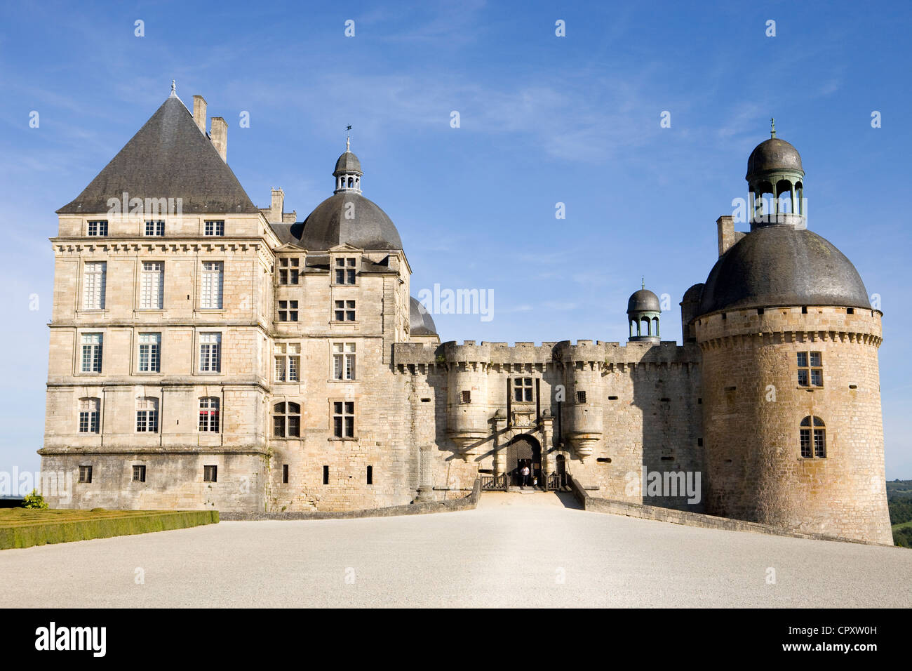 Hautefort castle perigord noir france hi-res stock photography and ...