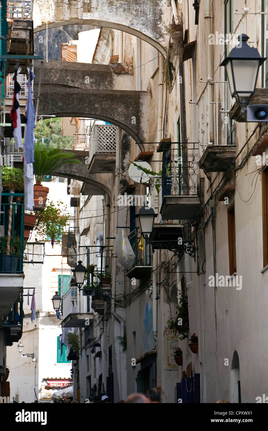 Italy, Campania, Amalfi Coast, listed as World Heritage by UNESCO ...