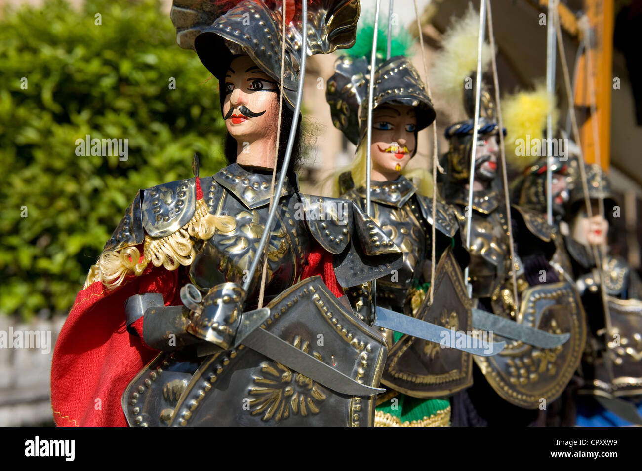 Italy, Sicily, Palermo, puppi, Sicilian puppets Stock Photo - Alamy