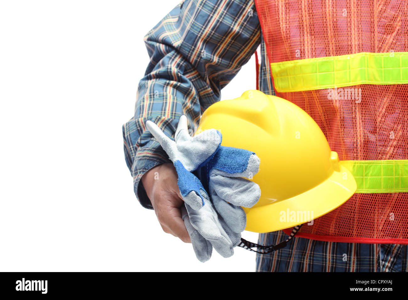 Yellow safety clothes hi-res stock photography and images - Alamy