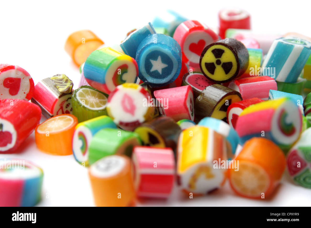 Colorful handmade candies Stock Photo - Alamy