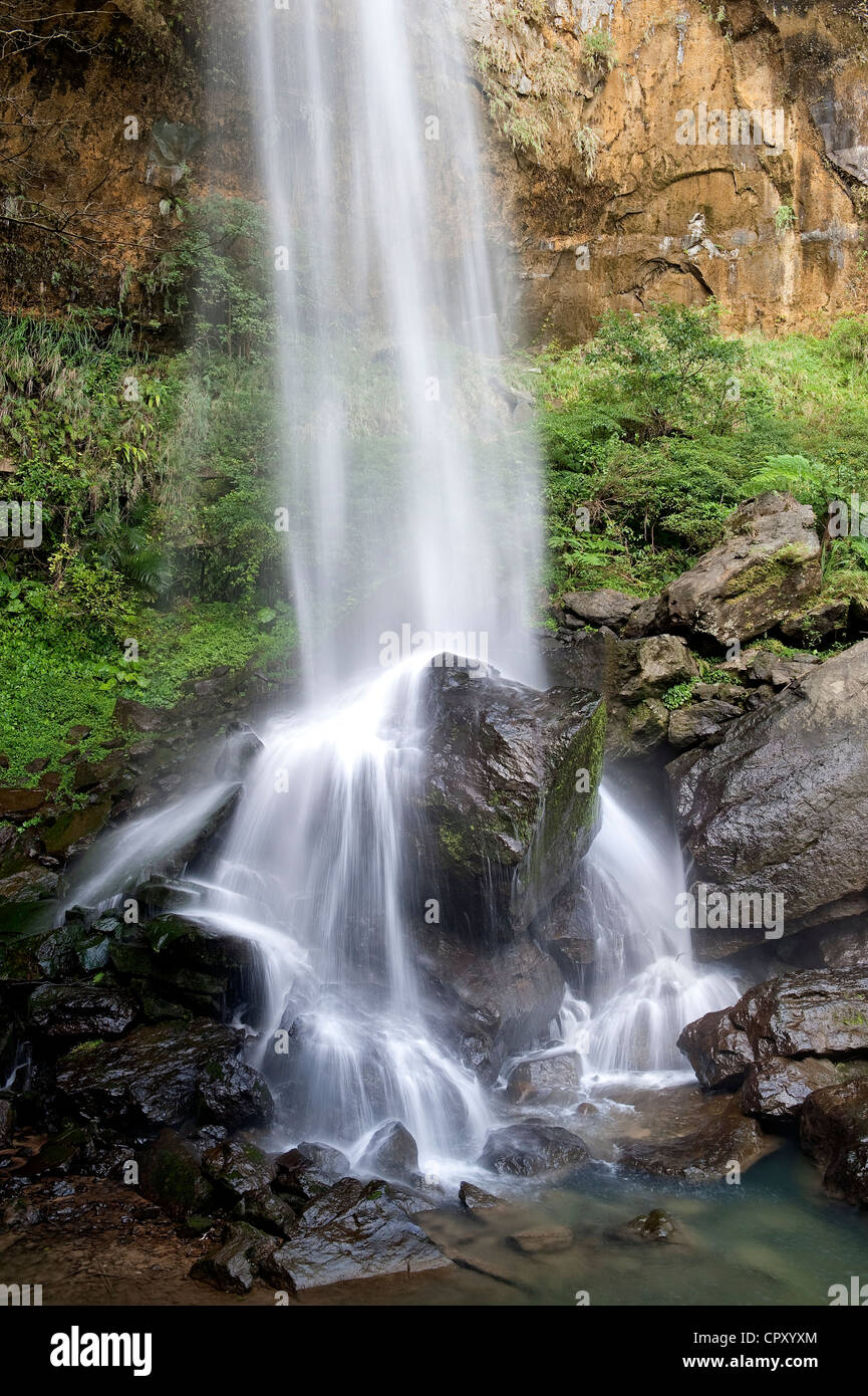 Taiwan, Taipei District, Sandiaoling Waterfall near Pingxi Stock Photo ...