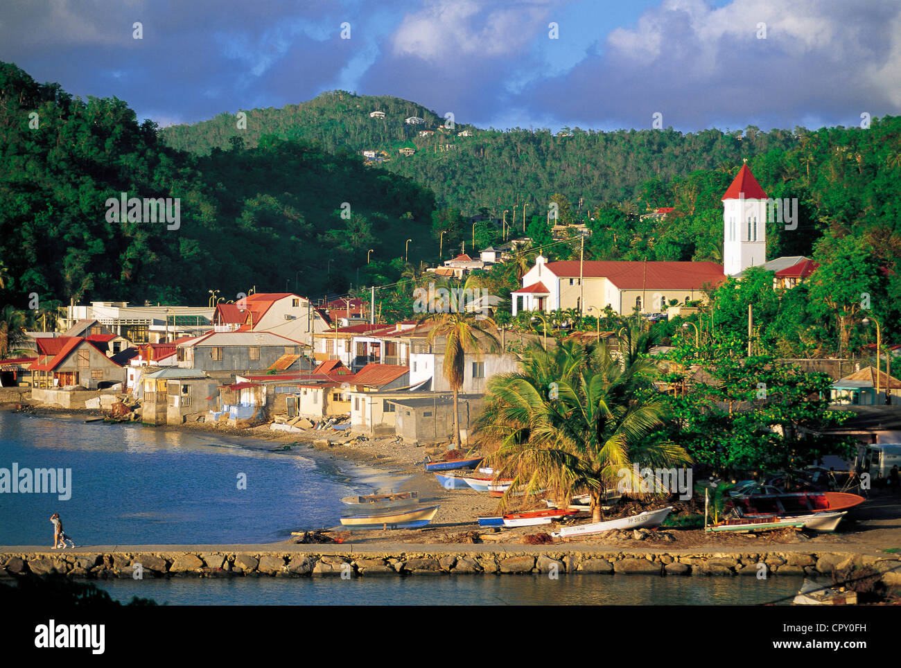 France, Guadeloupe, Saint Martin island, Marigot Stock Photo - Alamy