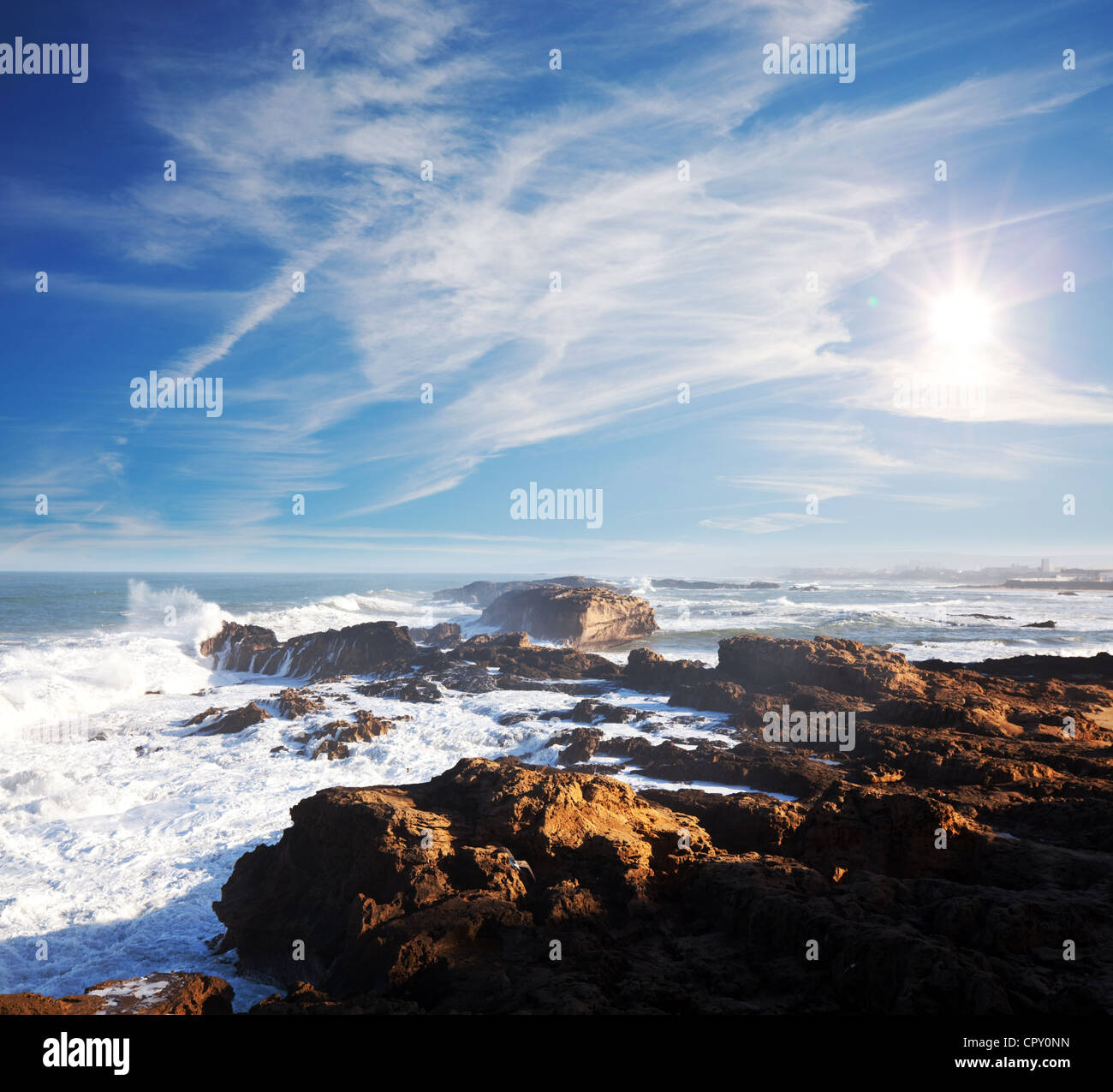 Atlantic ocean coast in Morocco Stock Photo - Alamy