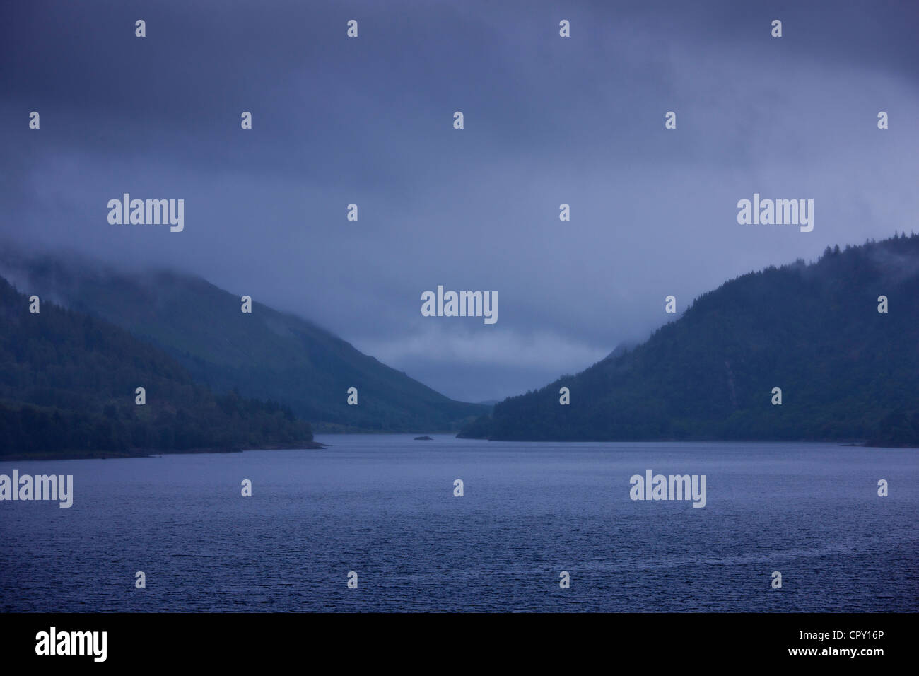 Thirlmere Lake reservoir in the Lake District National Park, Cumbria ...