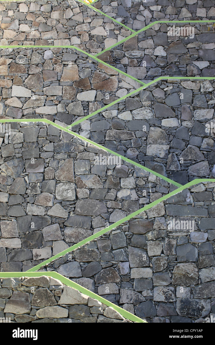 lava stone built wall and pattern. Photo by Willy Matheisl Stock Photo ...