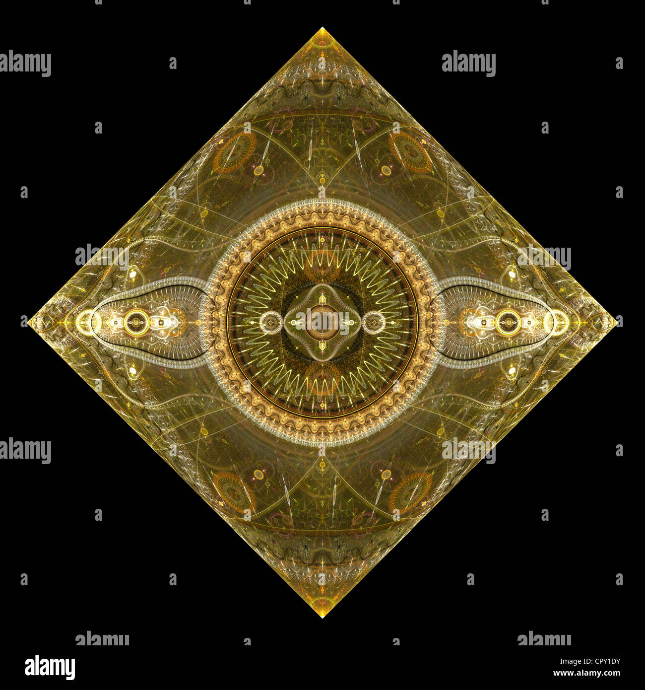 Diamond Pattern Abstract Fractal Design Stock Photo - Alamy