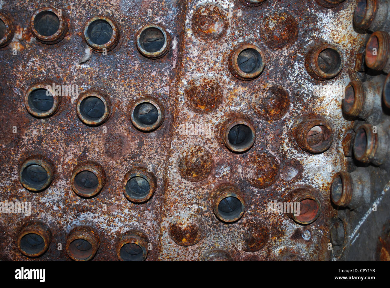 Texture of an antique iron rail car Stock Photo - Alamy