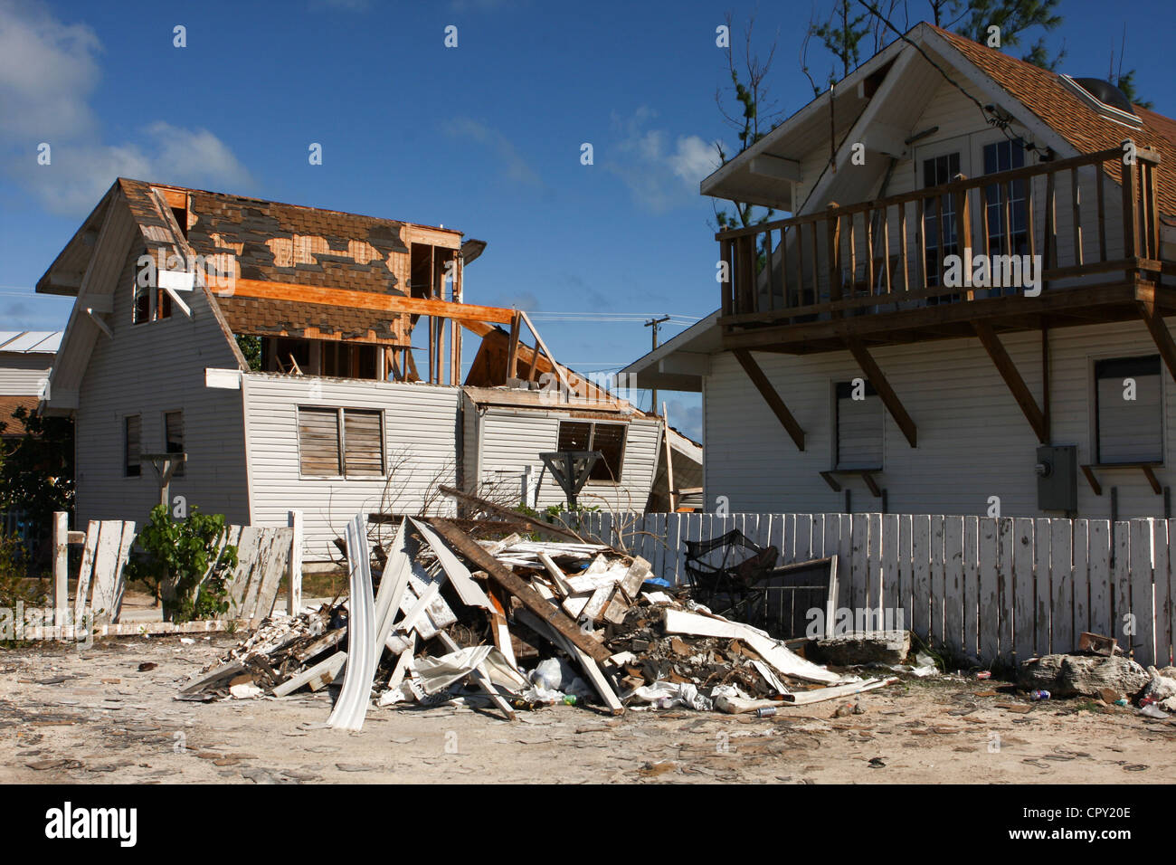House wrecked storm hi-res stock photography and images - Alamy
