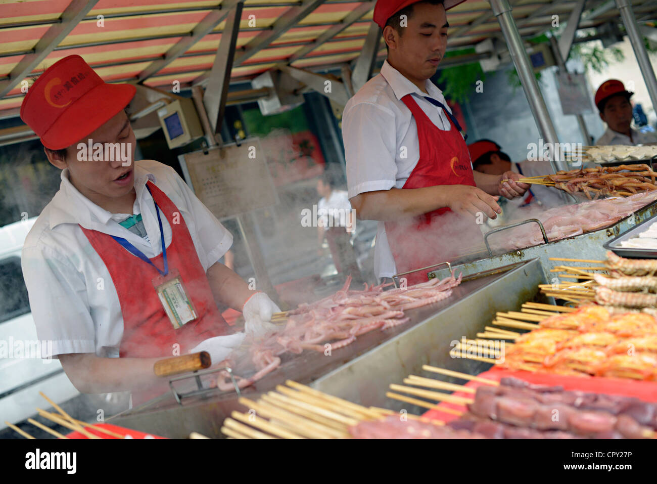 beijing street food market Stock Photo - Alamy