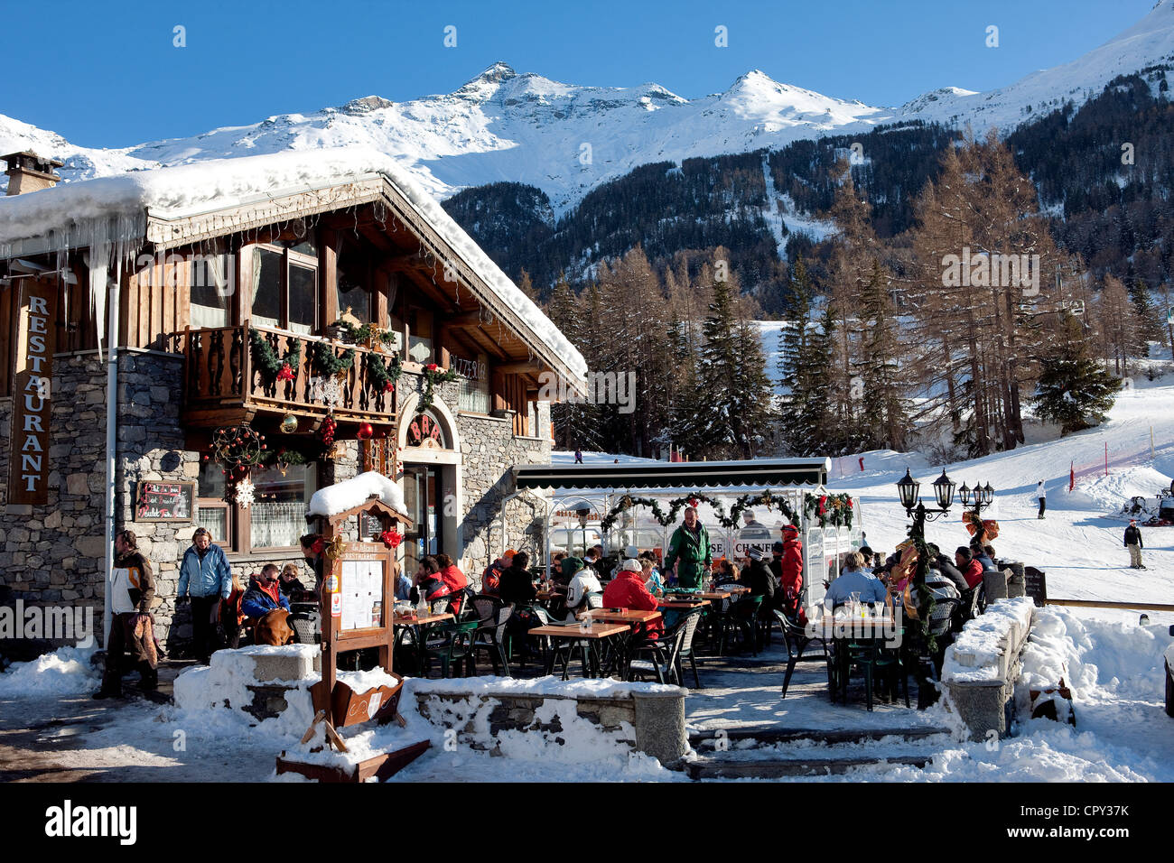 France, Savoie, Maurienne Valley, Massif de la Vanoise, Val Cenis ...