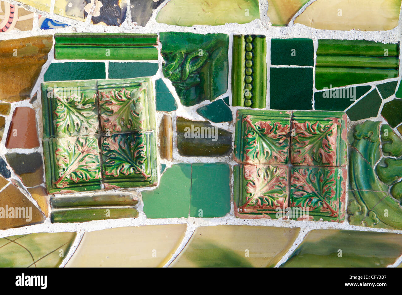 Gaudi tile barcelona tiles hi-res stock photography and images - Alamy