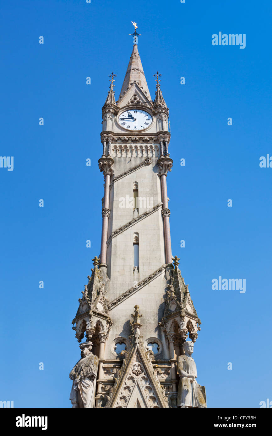 Victorian Haymarket Memorial Clock Tower Leicester Leicestershire East ...