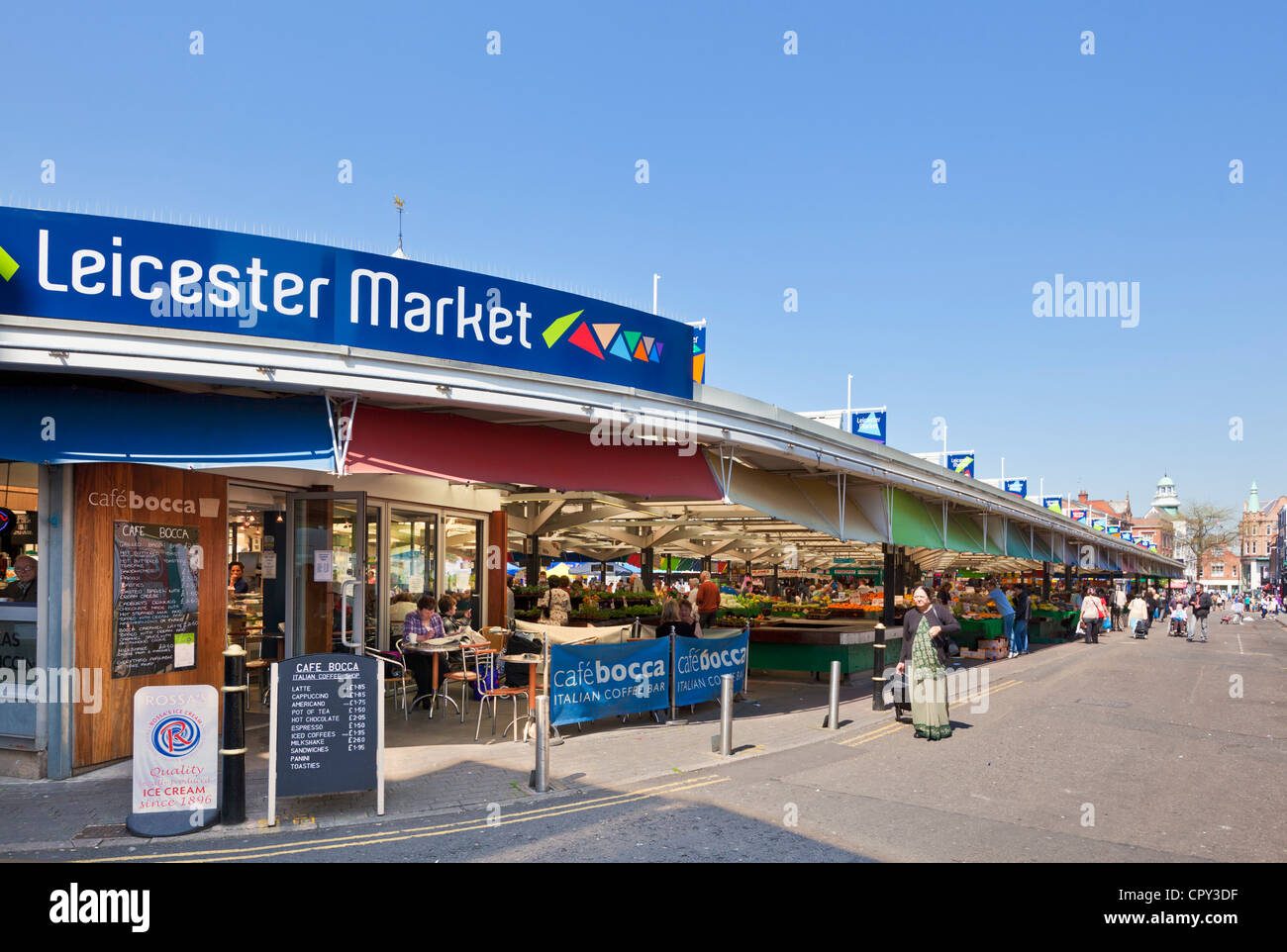 Leicester market hi-res stock photography and images - Alamy