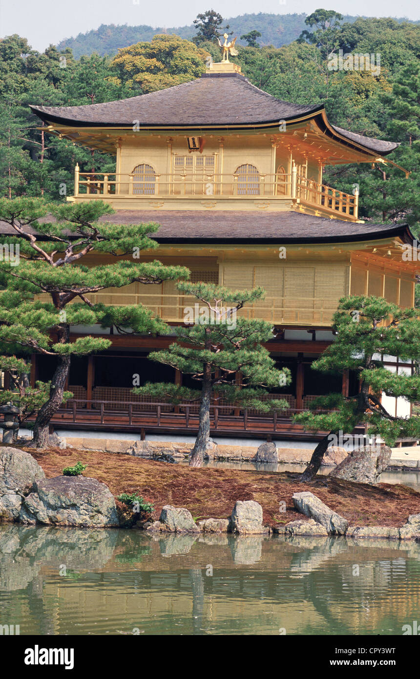 Japan, Honshu Island, Kansai Region, city of Kyoto, Kinkaku ji Temple ...