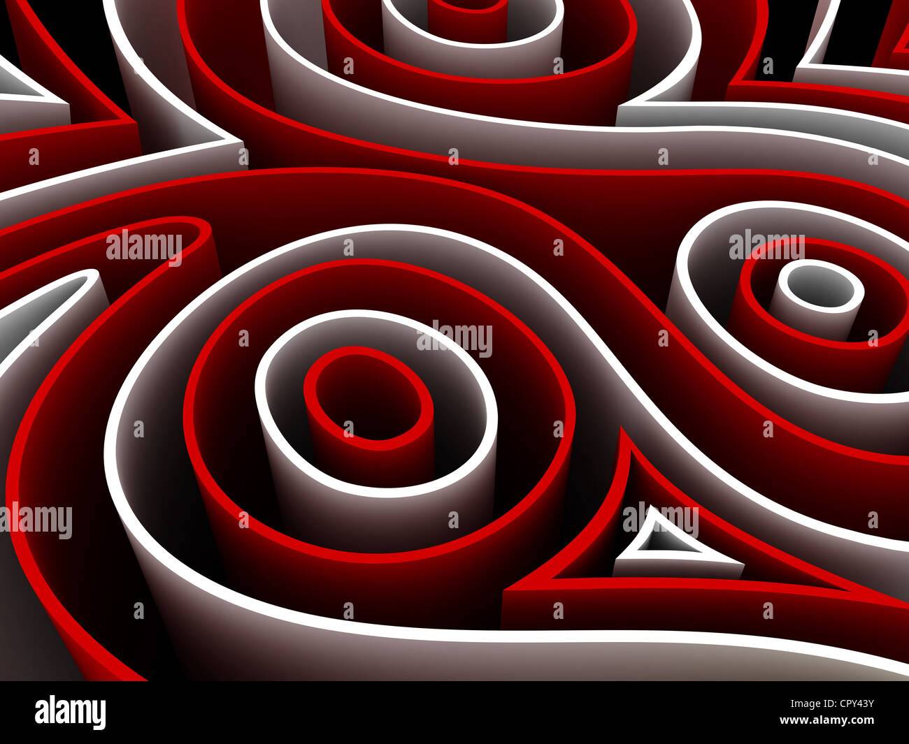 Red and white figures hi-res stock photography and images - Alamy