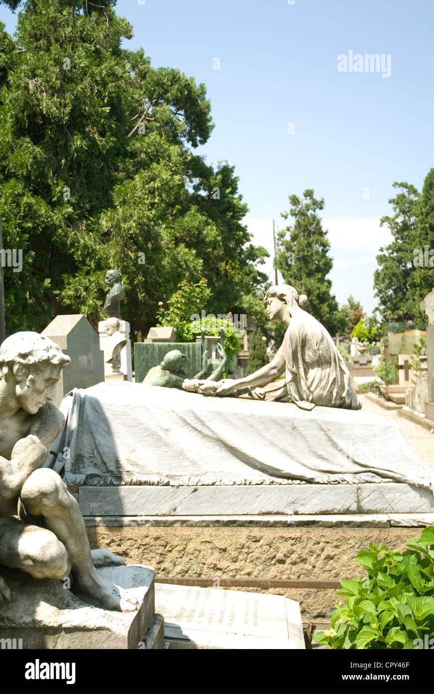 Cimitero Monumentale, Milan, Italy (Monumental Cemetery Stock Photo - Alamy
