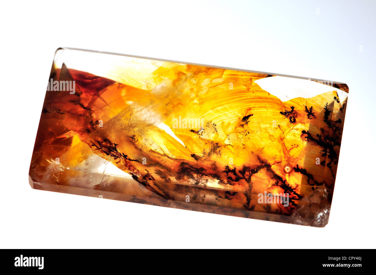 Lodolite / Landscape Quartz / Garden Quartz. Quartz crystals with ...