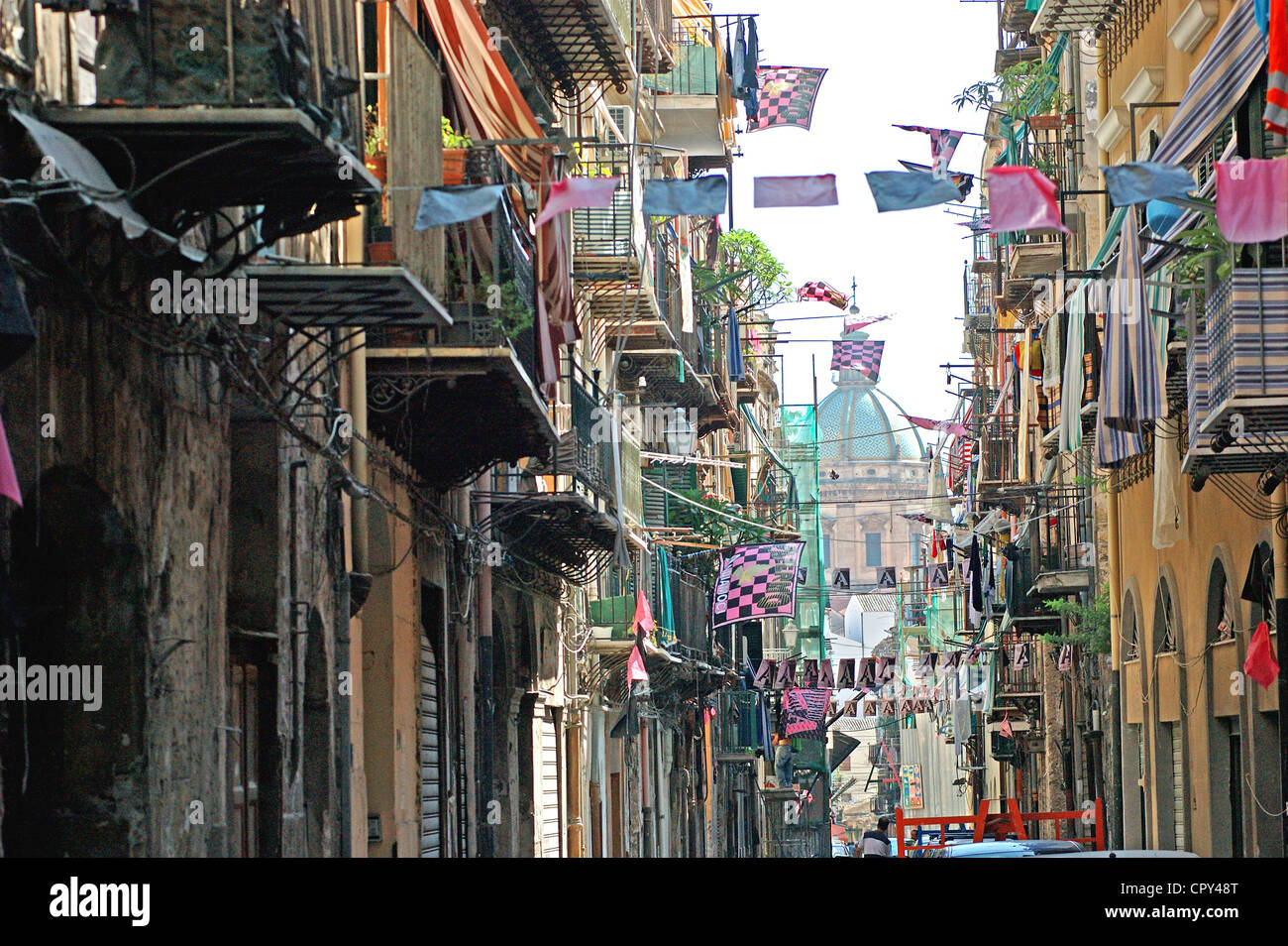 Italy, Sicily, Palermo, street scene Stock Photo - Alamy