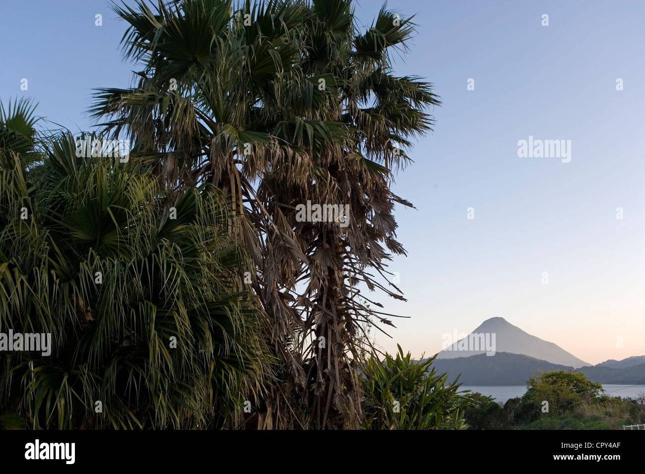 Japan, Island of Kyushu, Ibusuki, the Kaemon volcano Stock Photo - Alamy