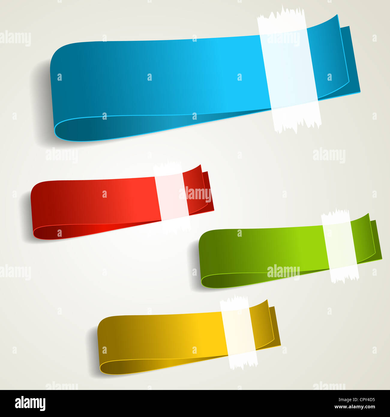 Set of colorful tag labels. Vector eps10 illustration Stock Photo - Alamy