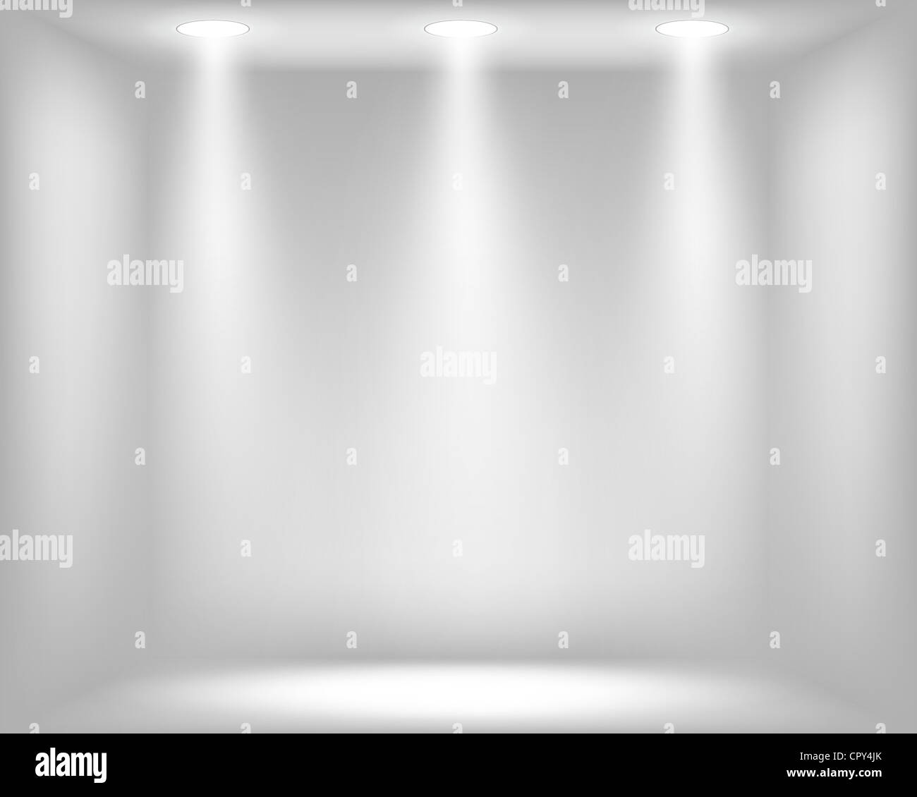 Abstract light grey background with spotlights Stock Photo - Alamy