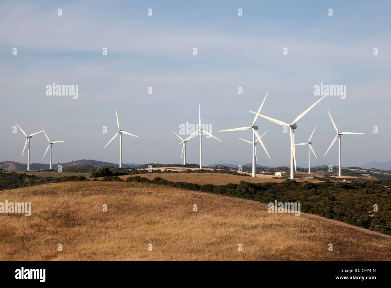Spain wind energy landscape hi-res stock photography and images - Alamy