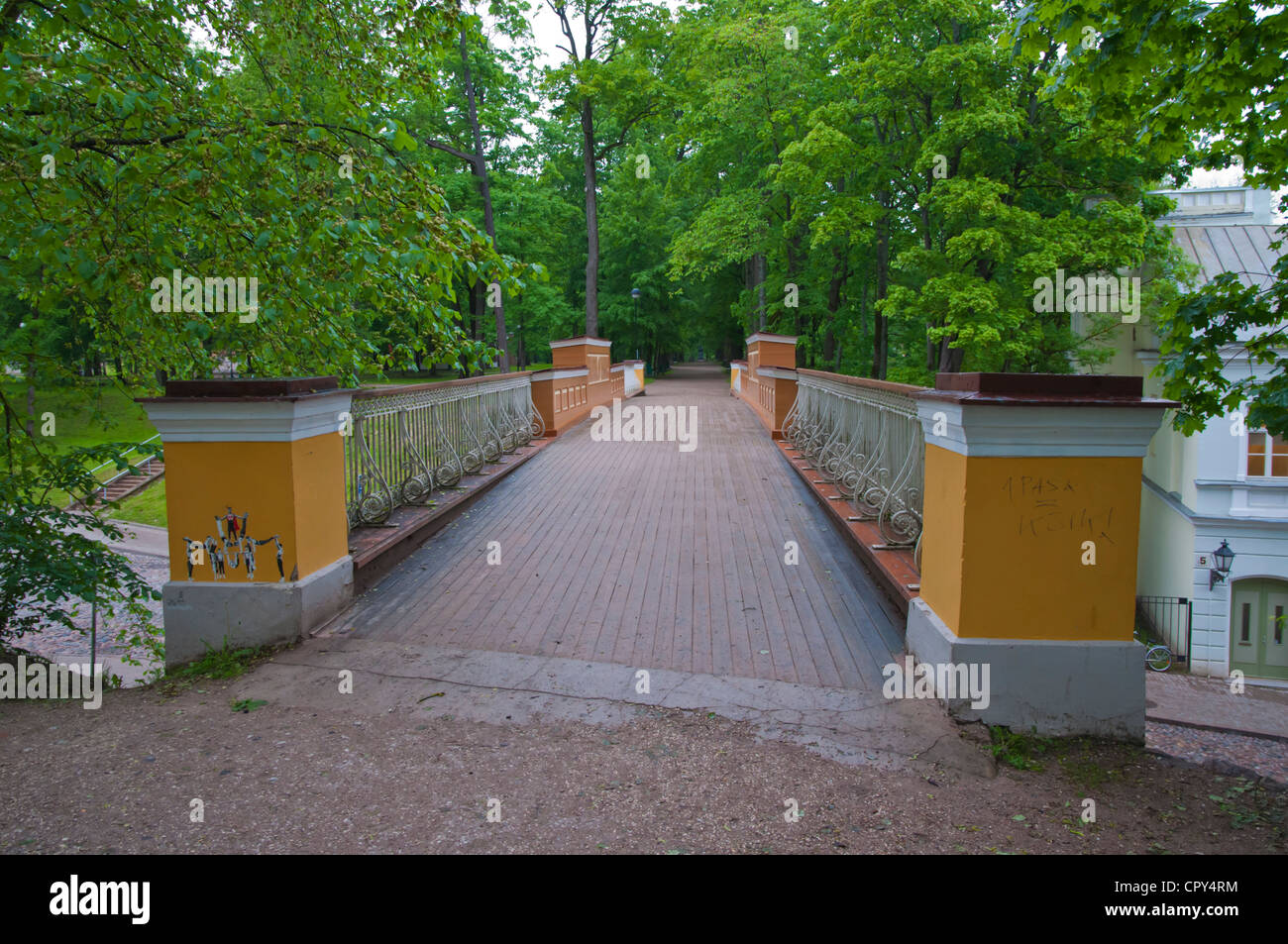 Angel's Bridge (1838) Toomemägi hill park central Tartu Estonia the ...