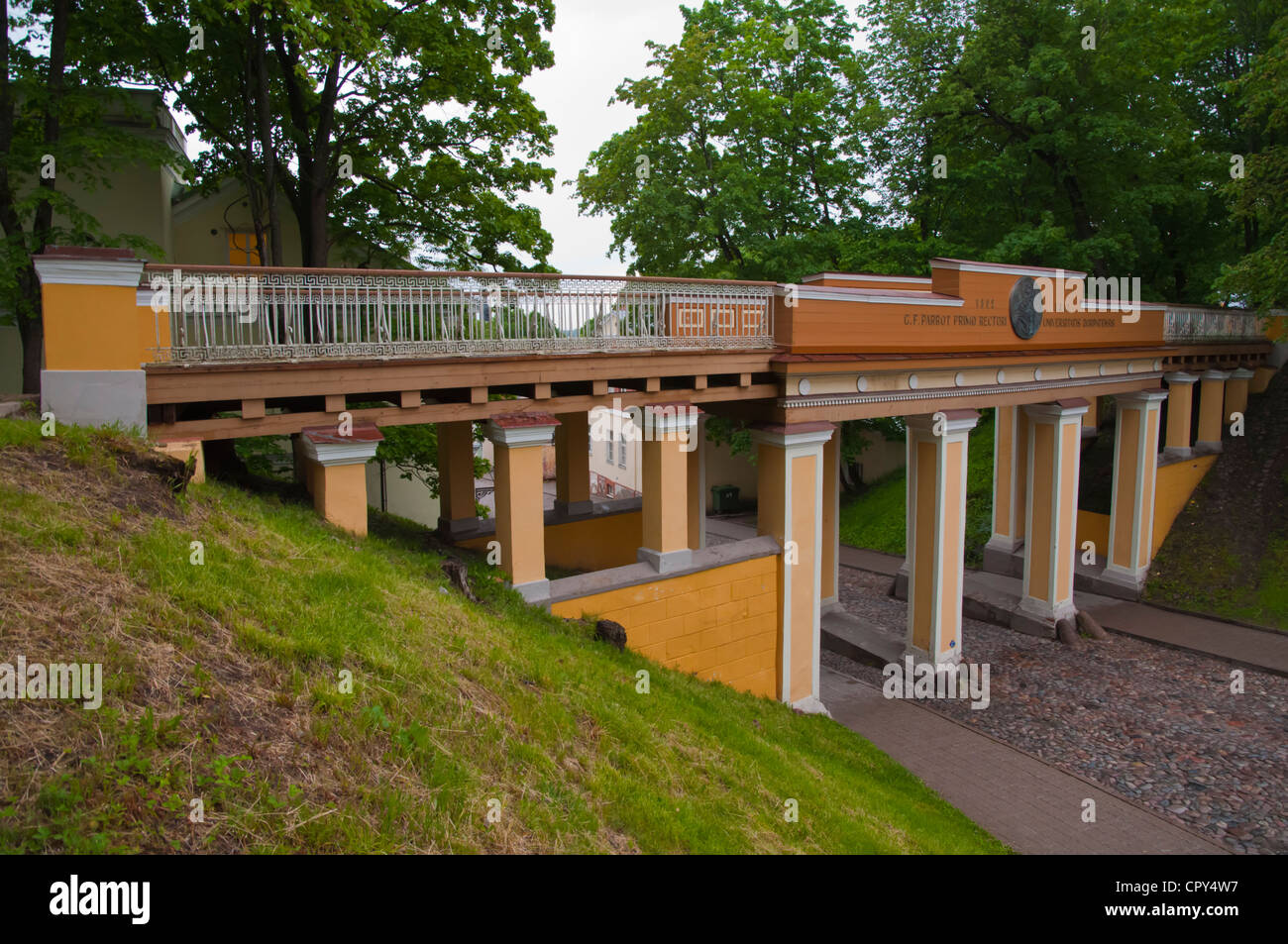 Angel's Bridge (1838) Toomemägi hill park central Tartu Estonia the ...