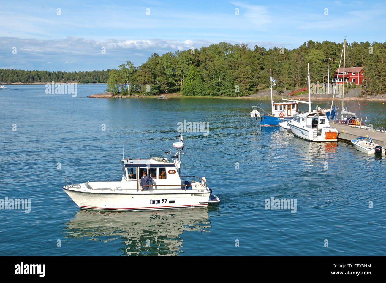 Finland, Westhern Finland Province, Turku Archipelago, Day tour cruise ...
