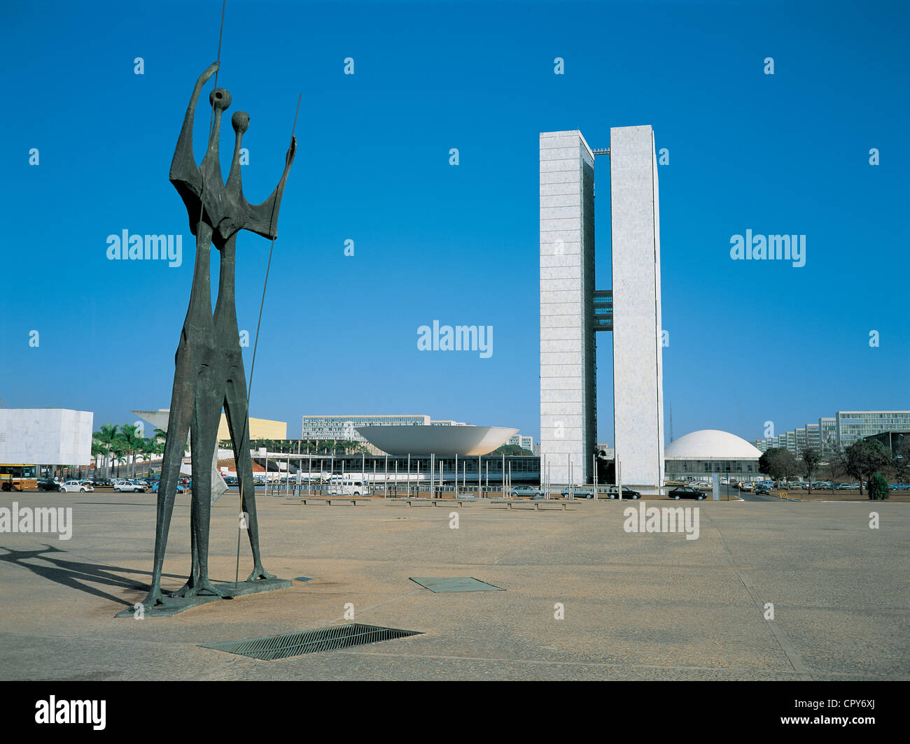 Brazil, Brasilia, UNESCO World Heritage, by architect and town planner ...