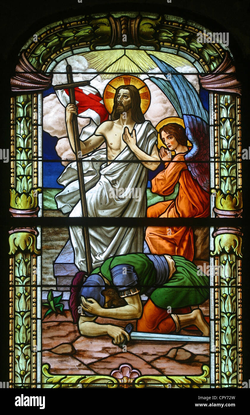 Risen christ cpy72w hi-res stock photography and images - Alamy